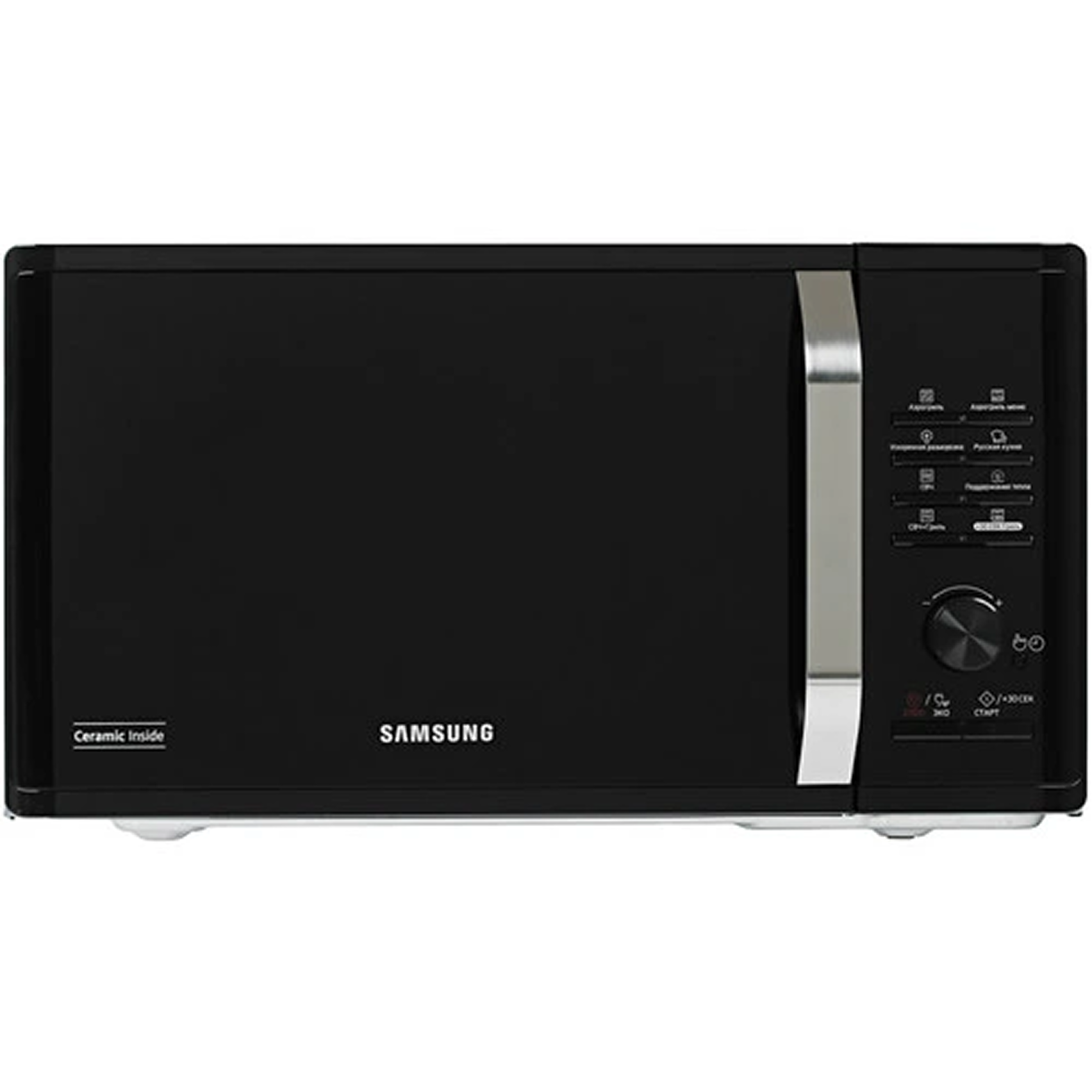 Микроволновая печь Samsung "MG-23K3575AK", с грилем, сенсорное управление, черная