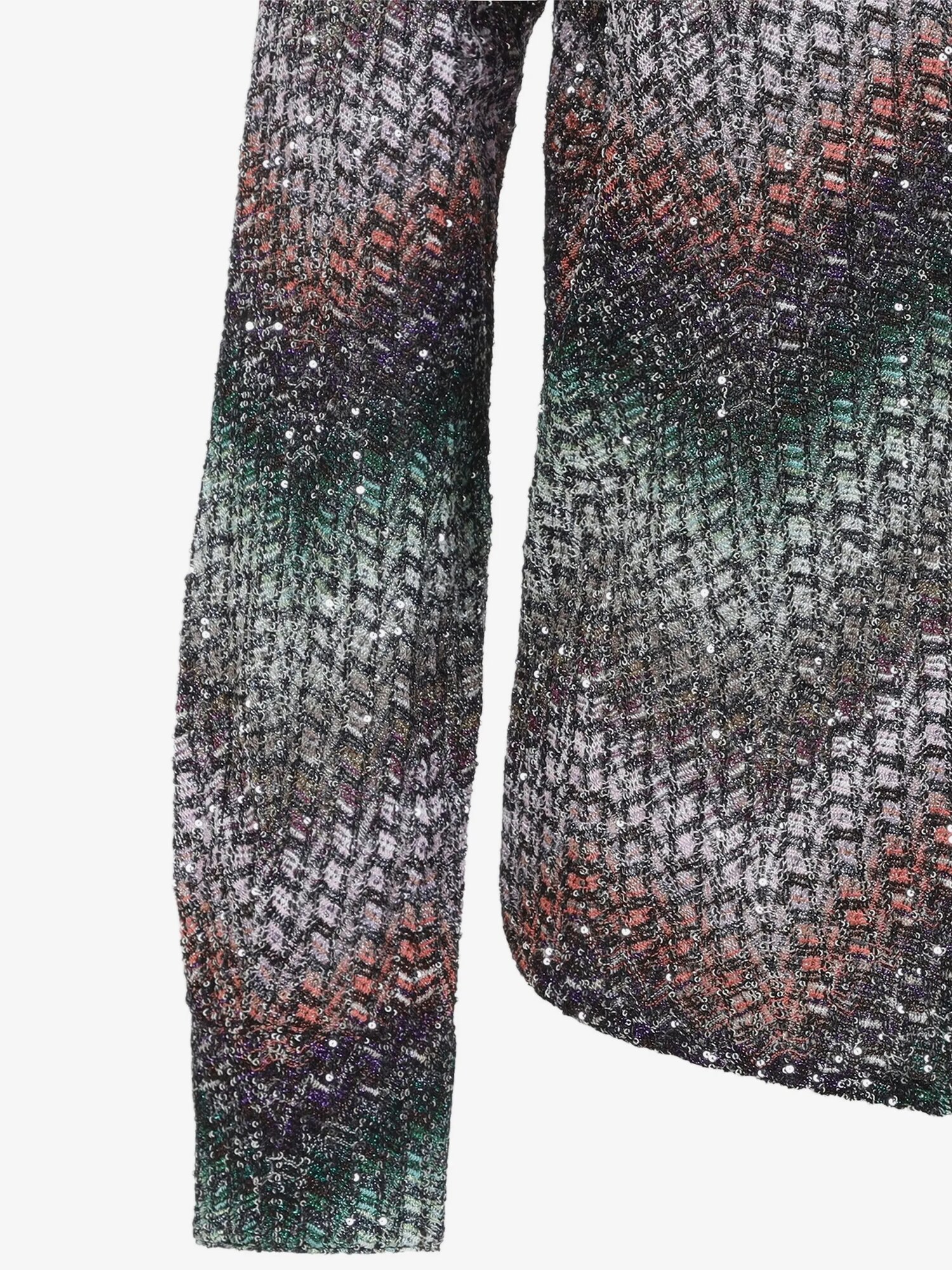 Рубашка Missoni Sequin shirt, размер 38, зеленый — фото 1