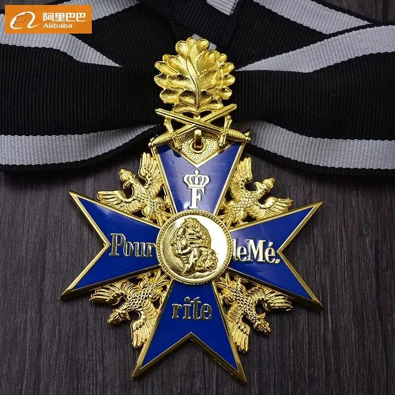 Европейская корона, Синий Железный значок с прусской медалью Макса