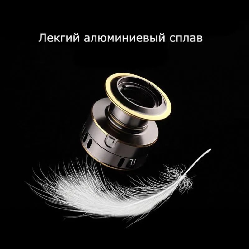 Катушка рыболовная HE 4000 для спиннинга, фидера, поплавочной удочки — фото 1