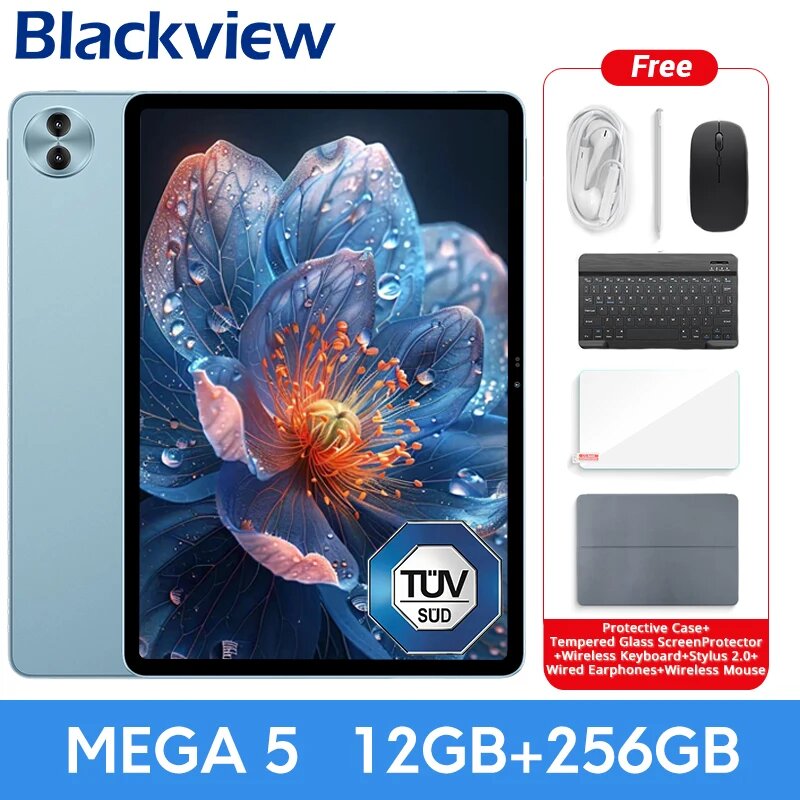 Планшет Blackview, 12.2", 12/256ГБ, Wi-Fi+4G, Android