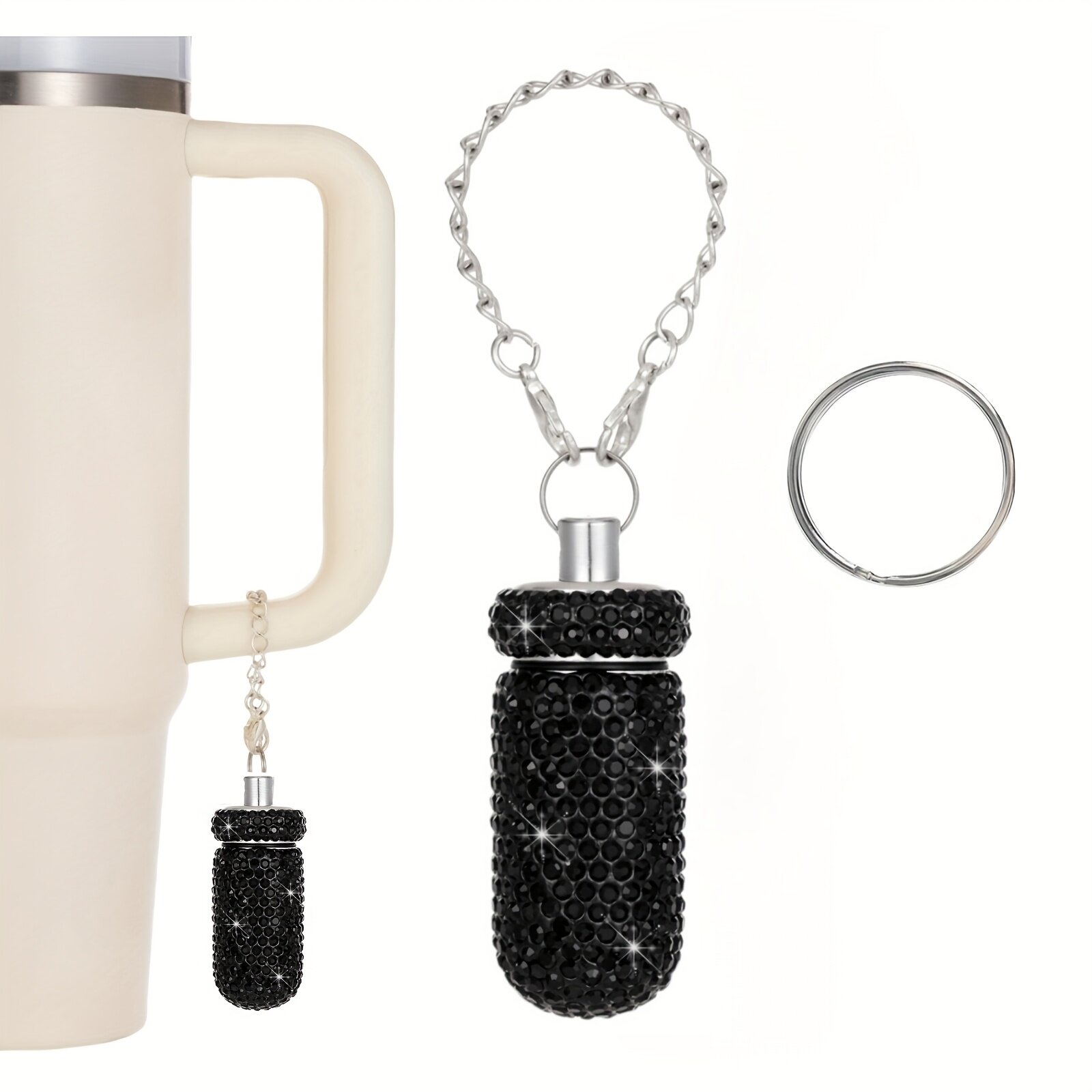 Держатель для таблеток на кружку с ручкой, декоративный аксессуар, 1 шт, черный