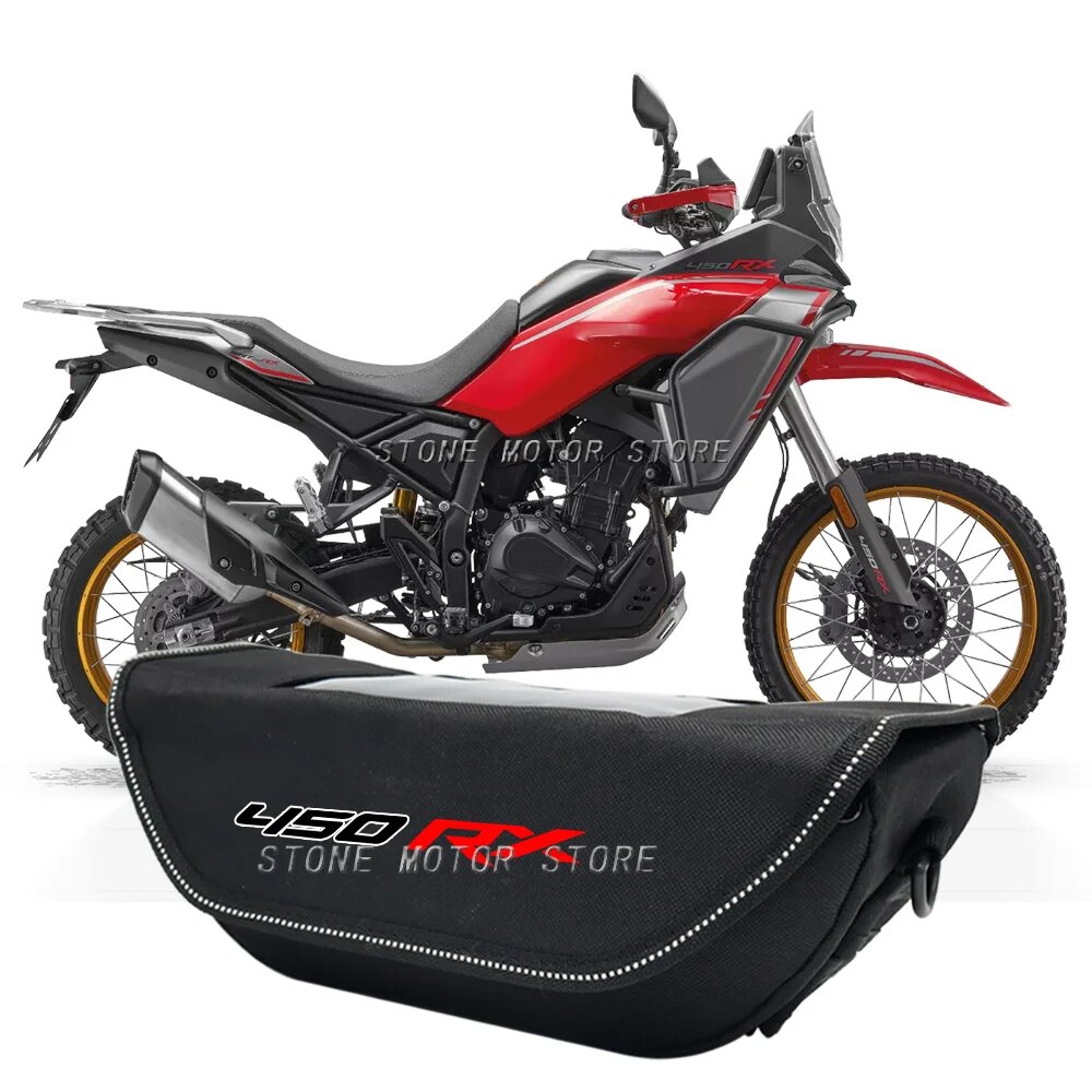 Водонепроницаемая сумка на руль для мотоцикла QJMOTOR SRT 450RX: для хранения, Красный, Q