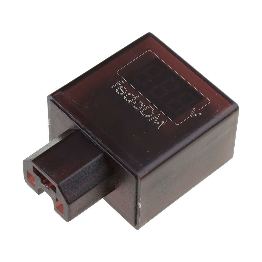 Вольтметр DC30-100V с USB-зарядкой для телефона, красный
