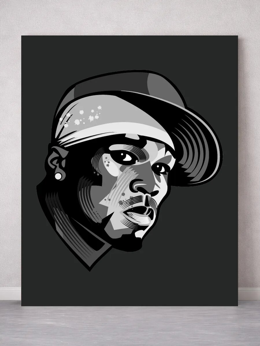 Картина на стену 40х50 см 50 Cent