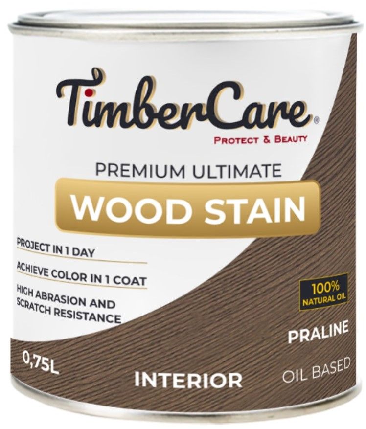 TimberCare Wood Stain пралине (0,75 л)