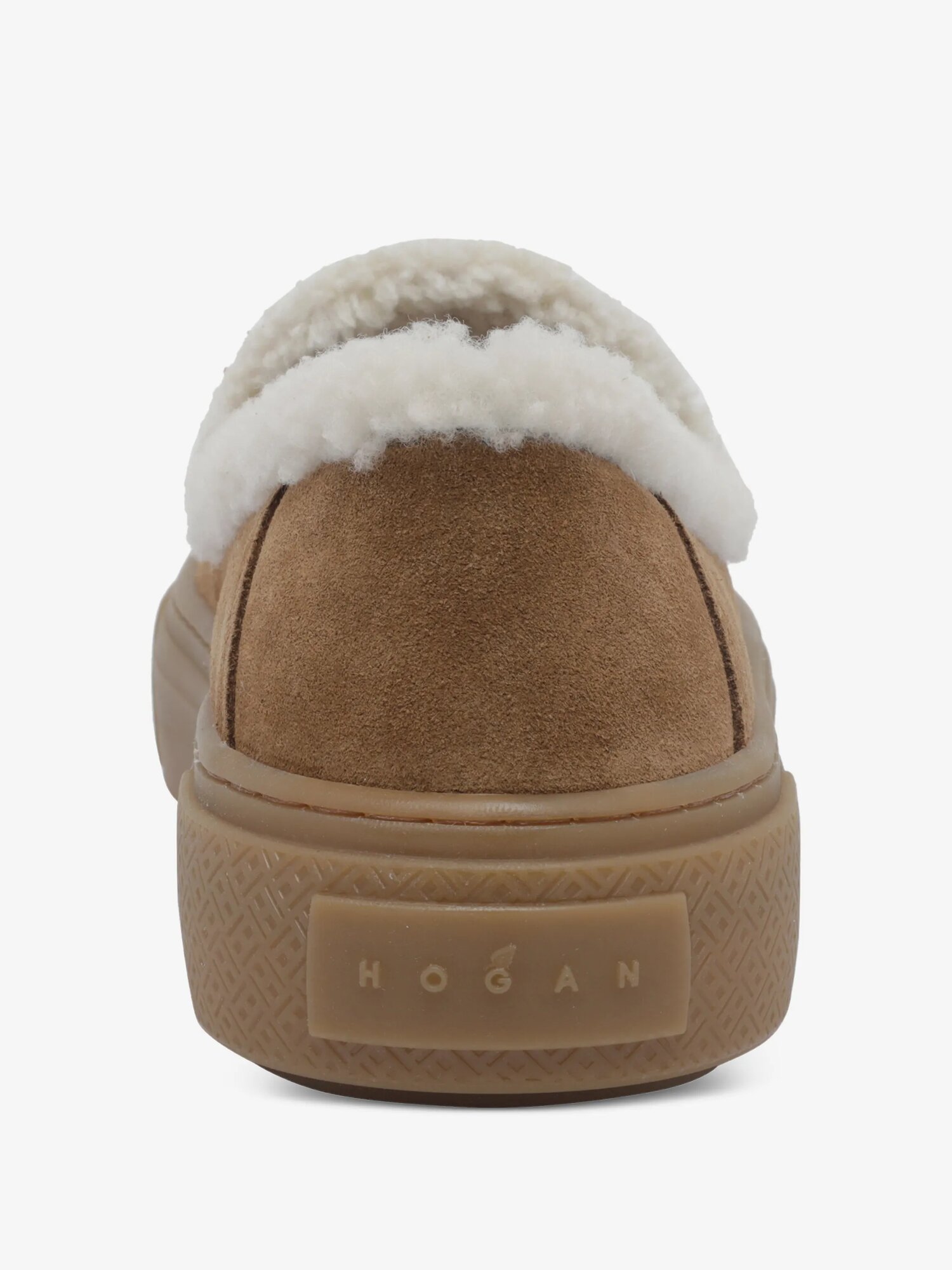 Лоферы Hogan Shearling-trim loafers, размер 37, коричневый — фото 1