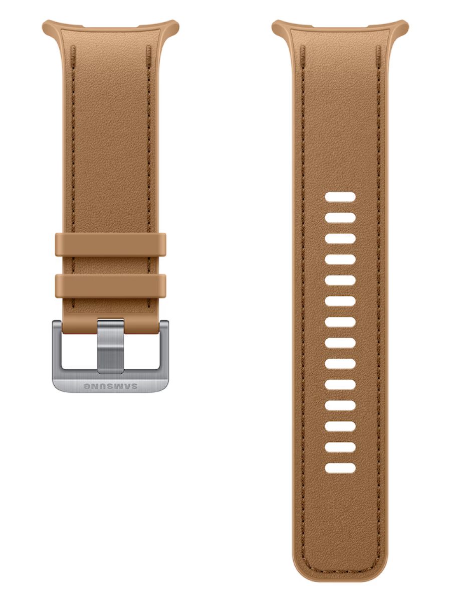 Классический комбинированный ремешок Samsung Galaxy Watch Ultra2 Ultra, цвет кэмел (песочно-коричневый), ET-SBL71MAEGRU