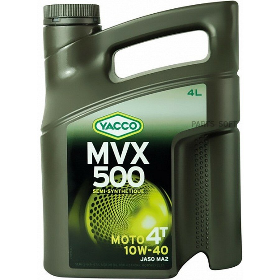 MVX 500 4T 10W40 4л от официального дистрибьютора, YACCO, артикул 332428