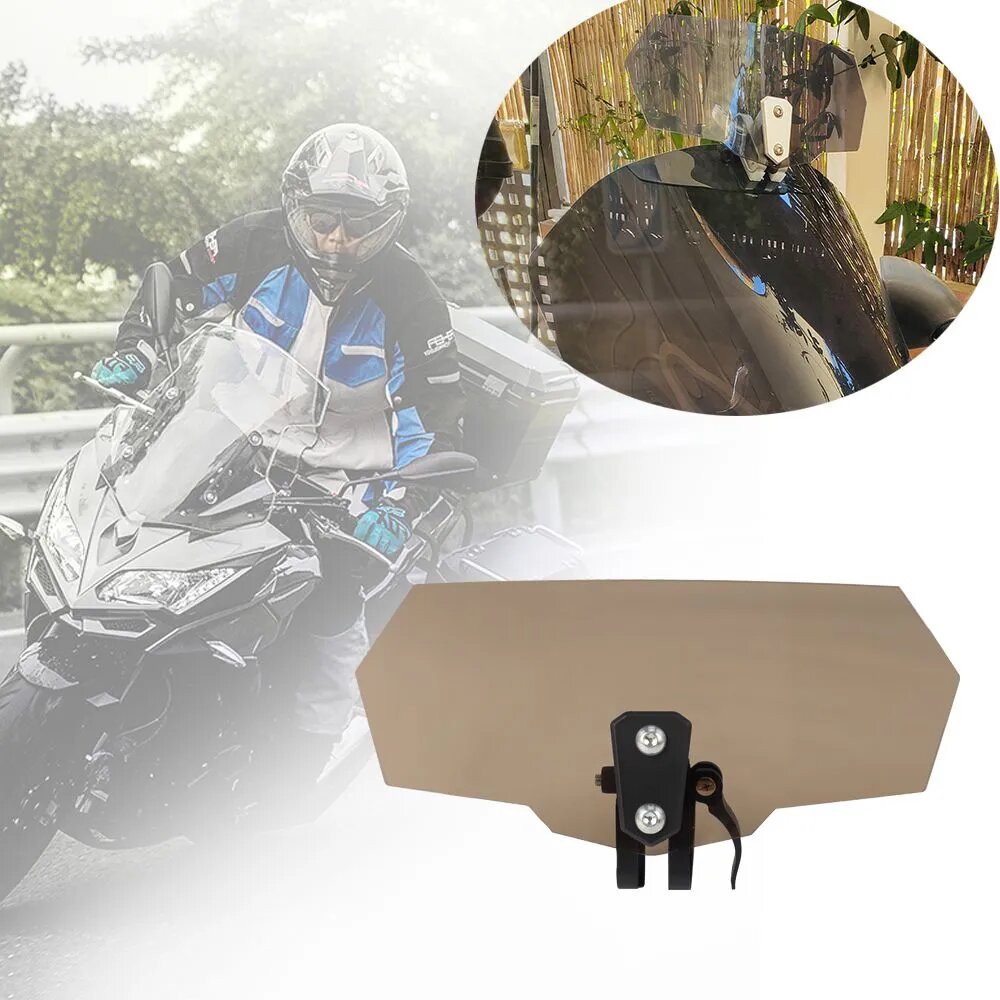 Мотоцикл Регулируемый Расширение Ветровое Стекло Универсальный Для BMW Honda Yamaha Suzuki Ducati