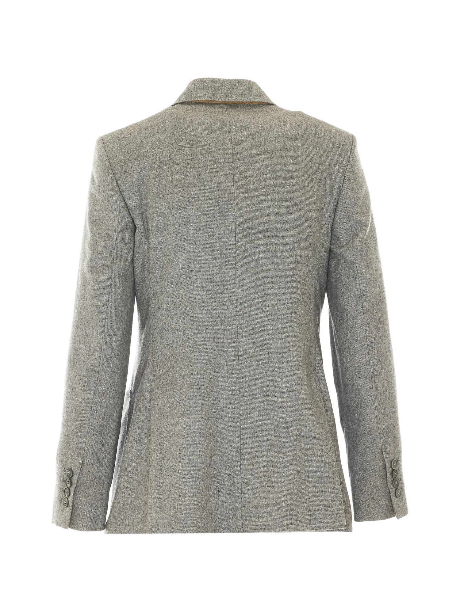 Куртка Max Mara Mxmflash double-breasted jacket, размер 44, серый — фото 1