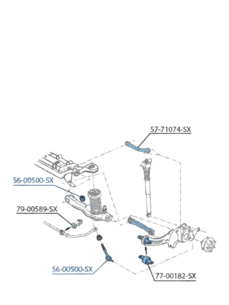 Стойка стабилизатора Ford Kuga 2.0TDCi-2.5 4x4 08>