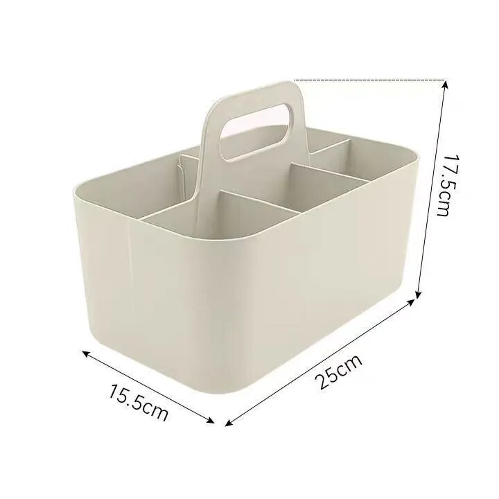 Кофр для хранения вещей 25x15.5x17.5 см 1 шт белый