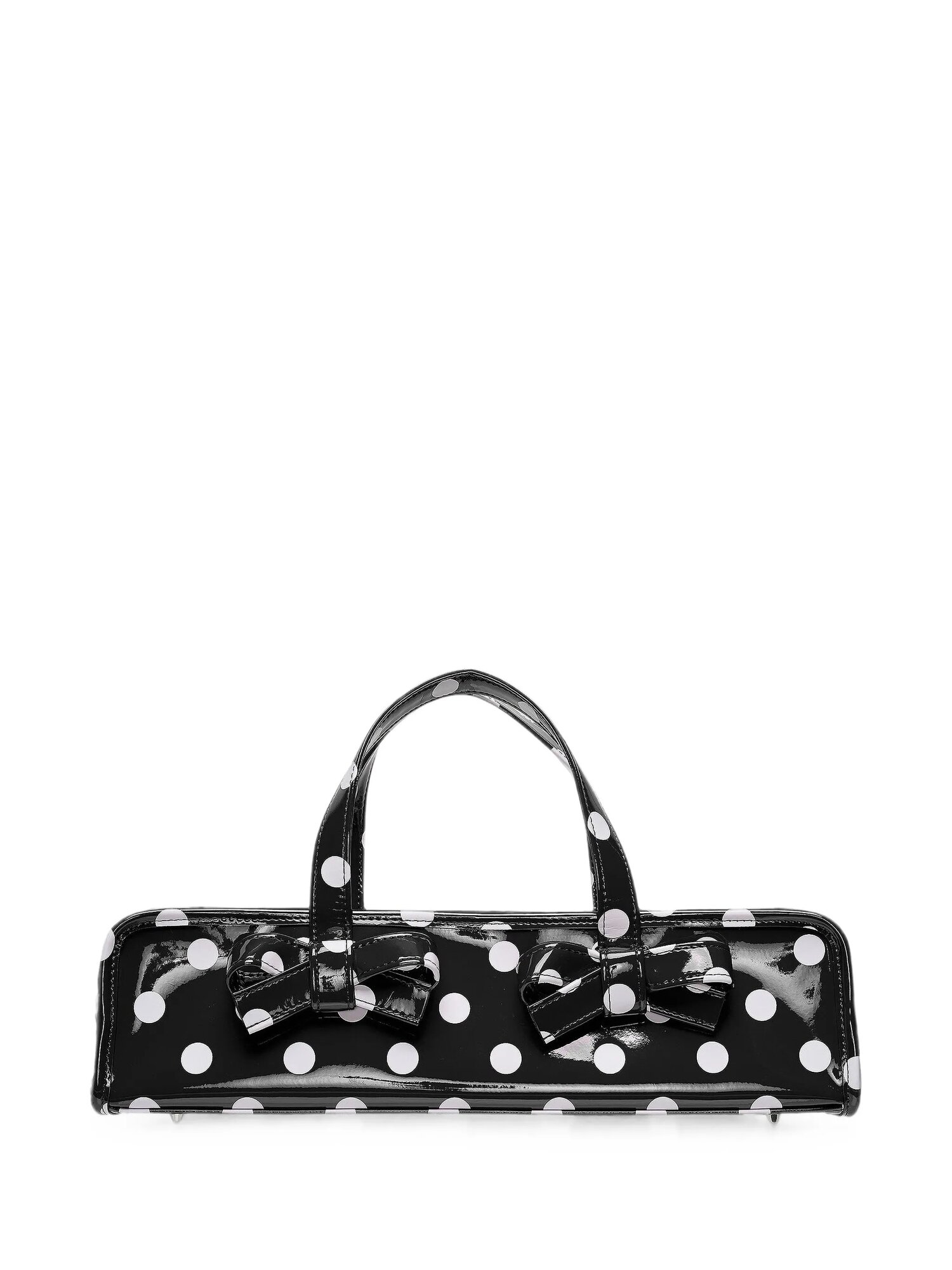 Сумка Polka-dot bow-embellished tote bag