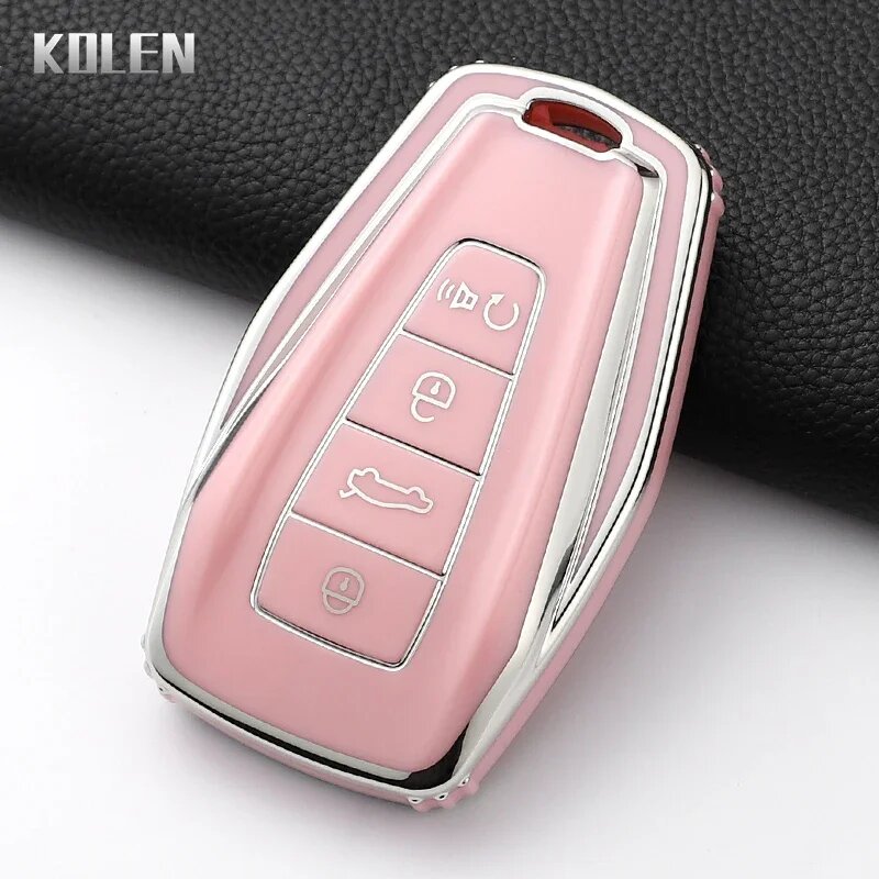 Чехол для ключей Geely Coolray X6 Emgrand GX7, S-Pink