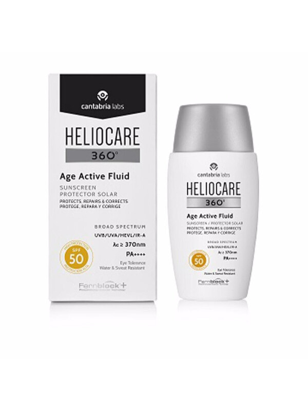 Солнцезащитный флюид Heliocare 360° fluid prevents and corrects signs of photoaging SPF50