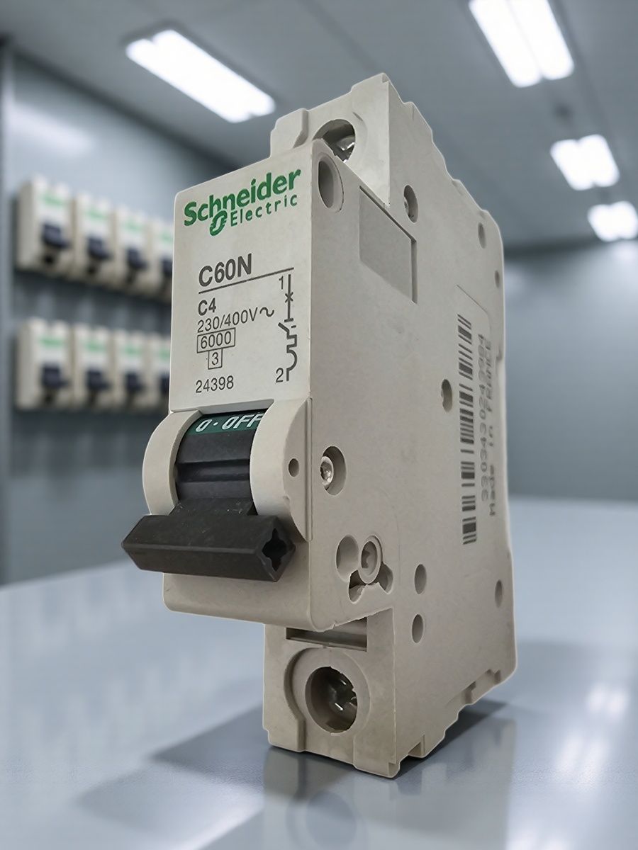 Автоматический выключатель C60N 1P 4A Schneider electric Acti9 24398