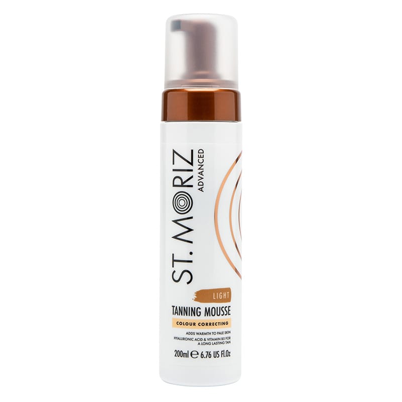 Автозагар St Moriz Colour Correct Tanning Mousse Light Самозагарная пена светлого оттенка Light 200 мл