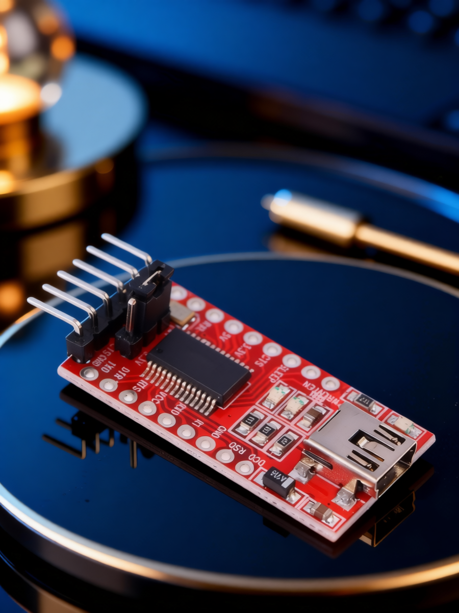 Модуль Адаптера USB To TTL С Чипсетом FT232RL Для Мини Порта 3.3V 5.5V Размер 36 * 17.5Mm