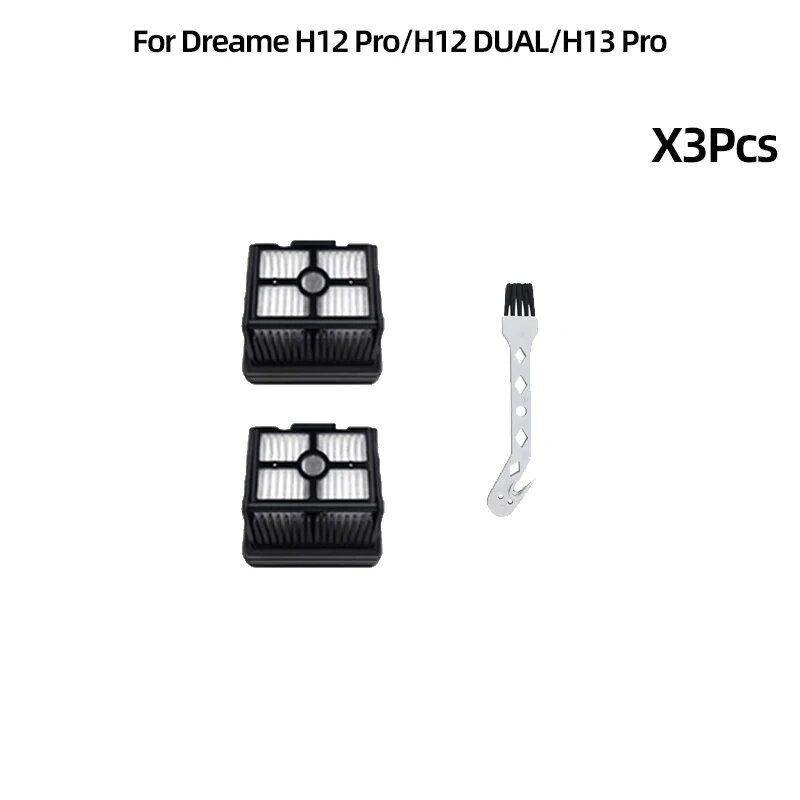 Фильтры для Dreame H12 Pro/H12 Dual/H13 Pro, Белый, 2f