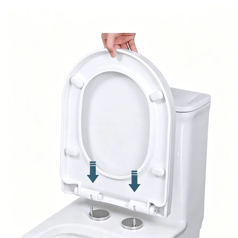 Крышка сиденье стационарного Roca Gap Clean Rim 80173200B с микролифтом