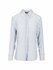 Рубашка Max Mara Striped-pattern shirt, размер 44, Синий принт