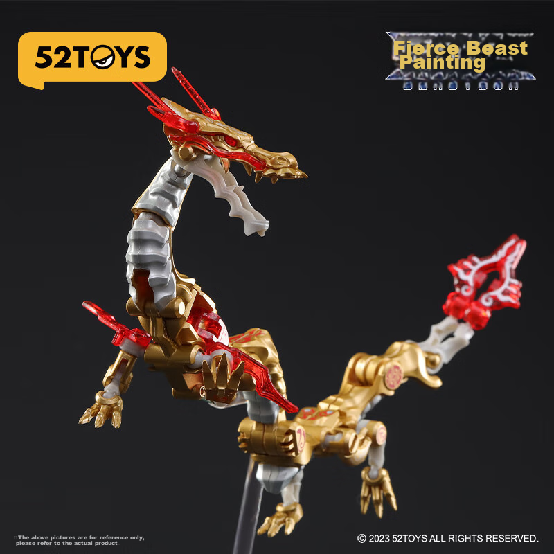 52TOYS Китайский дракон Золотой дракон трансформируемый сборный модный меха национальное творение игрушка для мальчиков