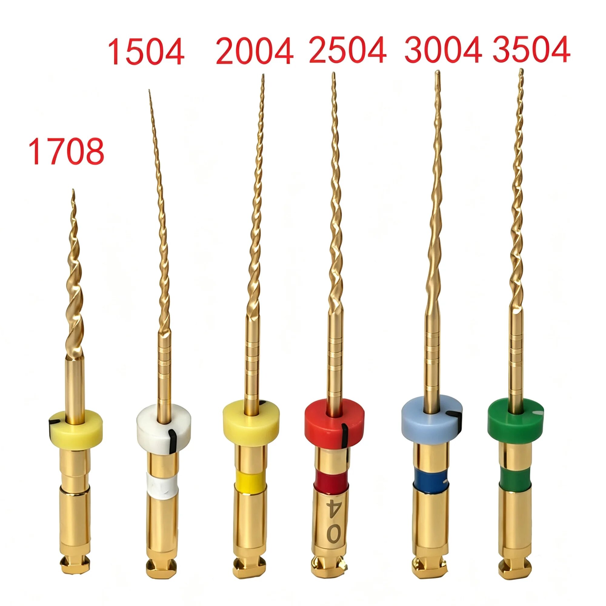 Роторные эндодонтические файлы E-FLEX Gold NiTi 30шт Assorted 25 mm