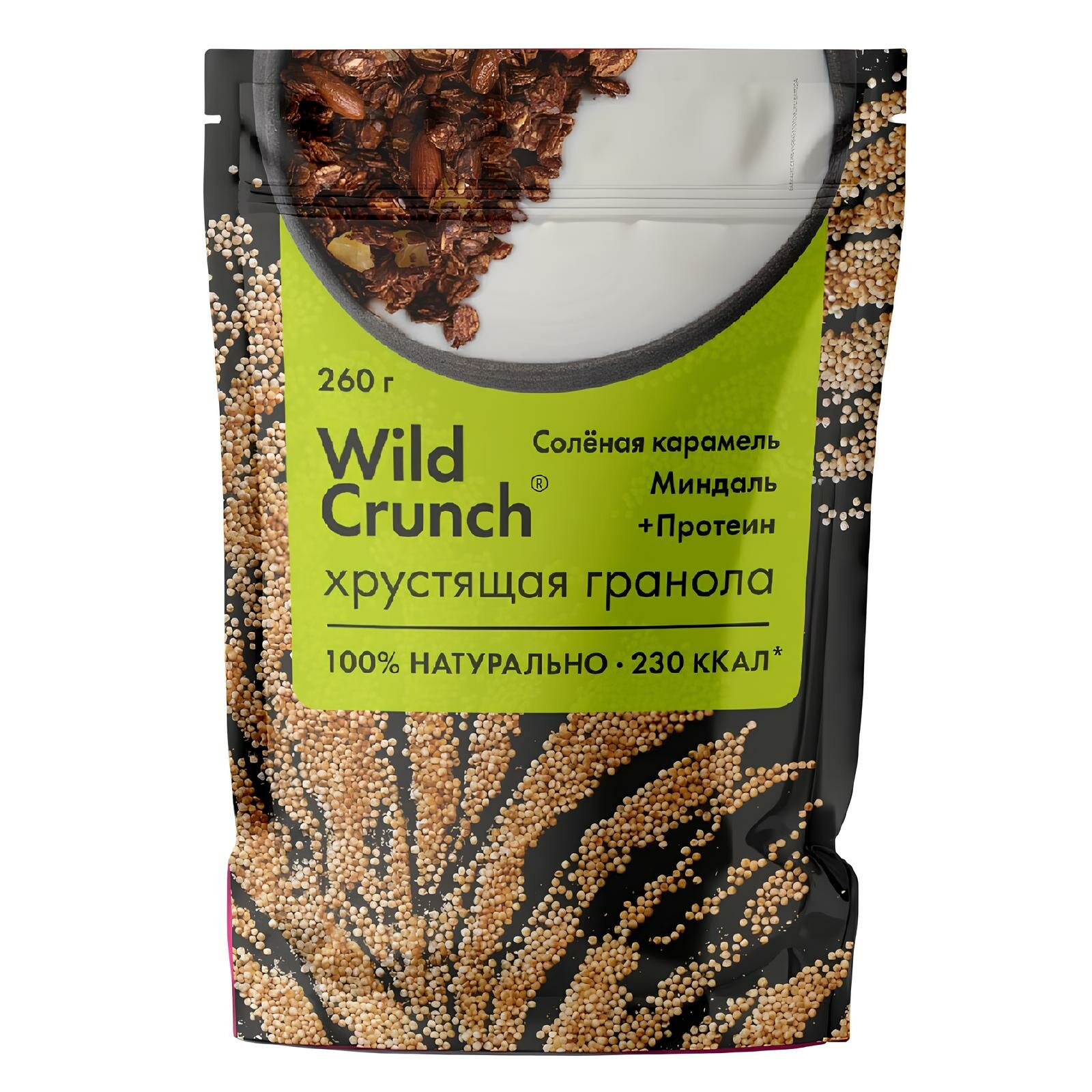 Wild Crunch "Соленая карамель + протеин"