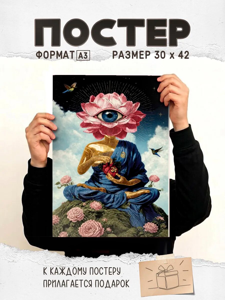 Постер на стену Будда