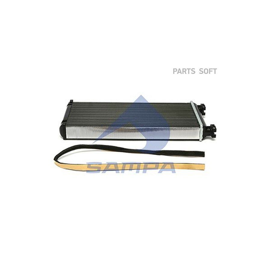 Радиатор отопителя от официального дистрибьютора, SAMPA, артикул 026079