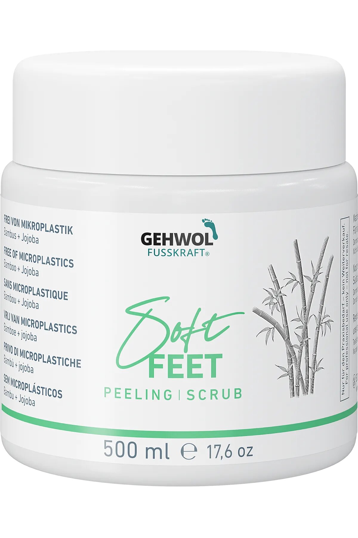 Gehwol Soft Feet Peeling - Пилинг "Бамбук и жожоба" для ног 500 мл