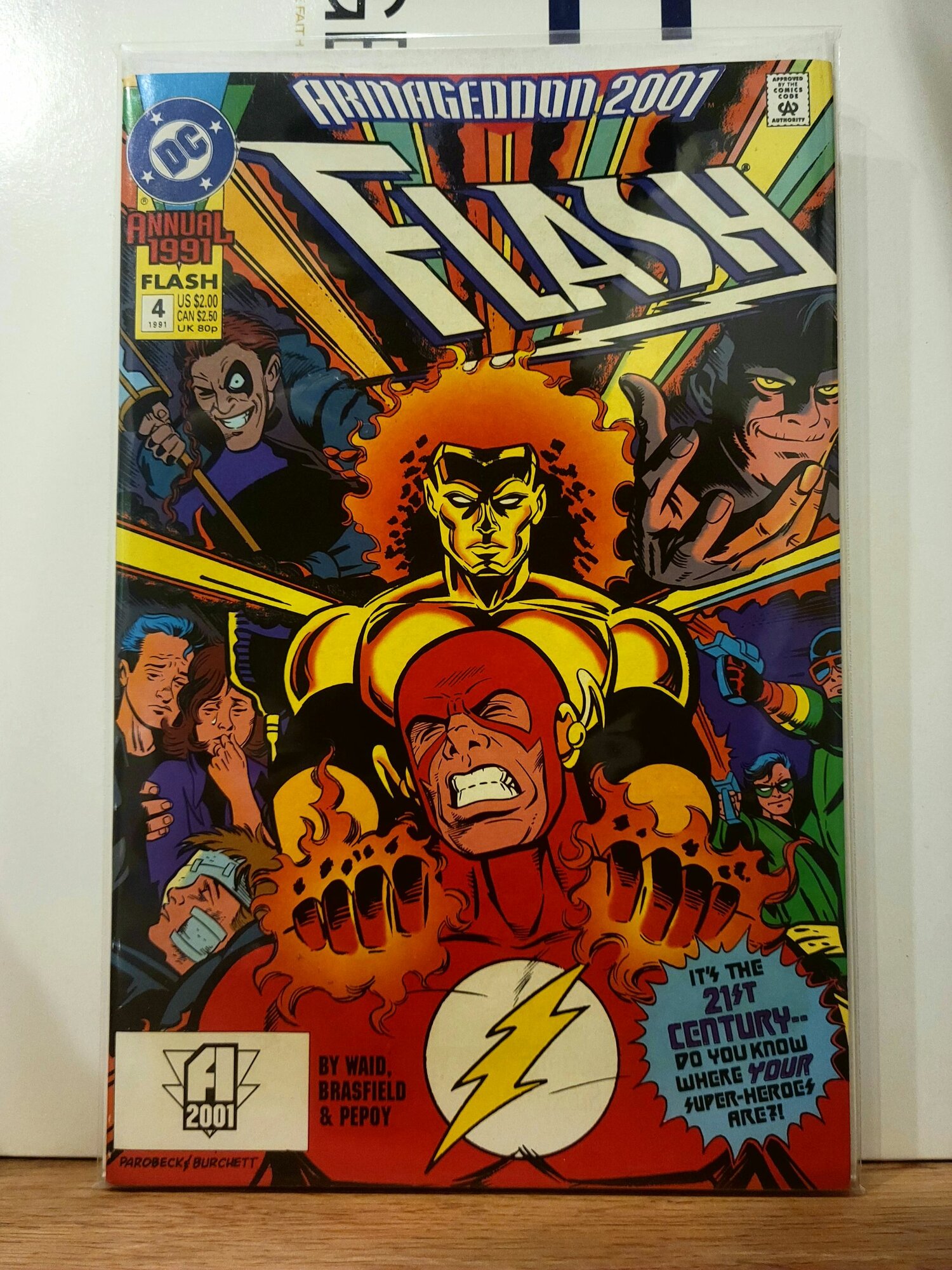 Ретро Комикс Flash #4. 1991 Год. Оригинал!