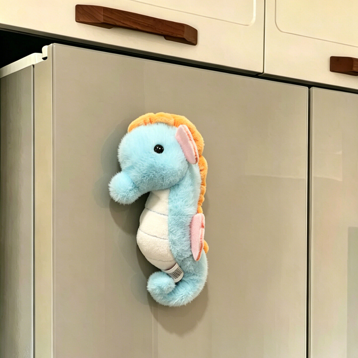 Морские животные плюшевый магнит на холодильник Тюлень Кальмар Клоун Рыба Магнитная Игрушка Подарок