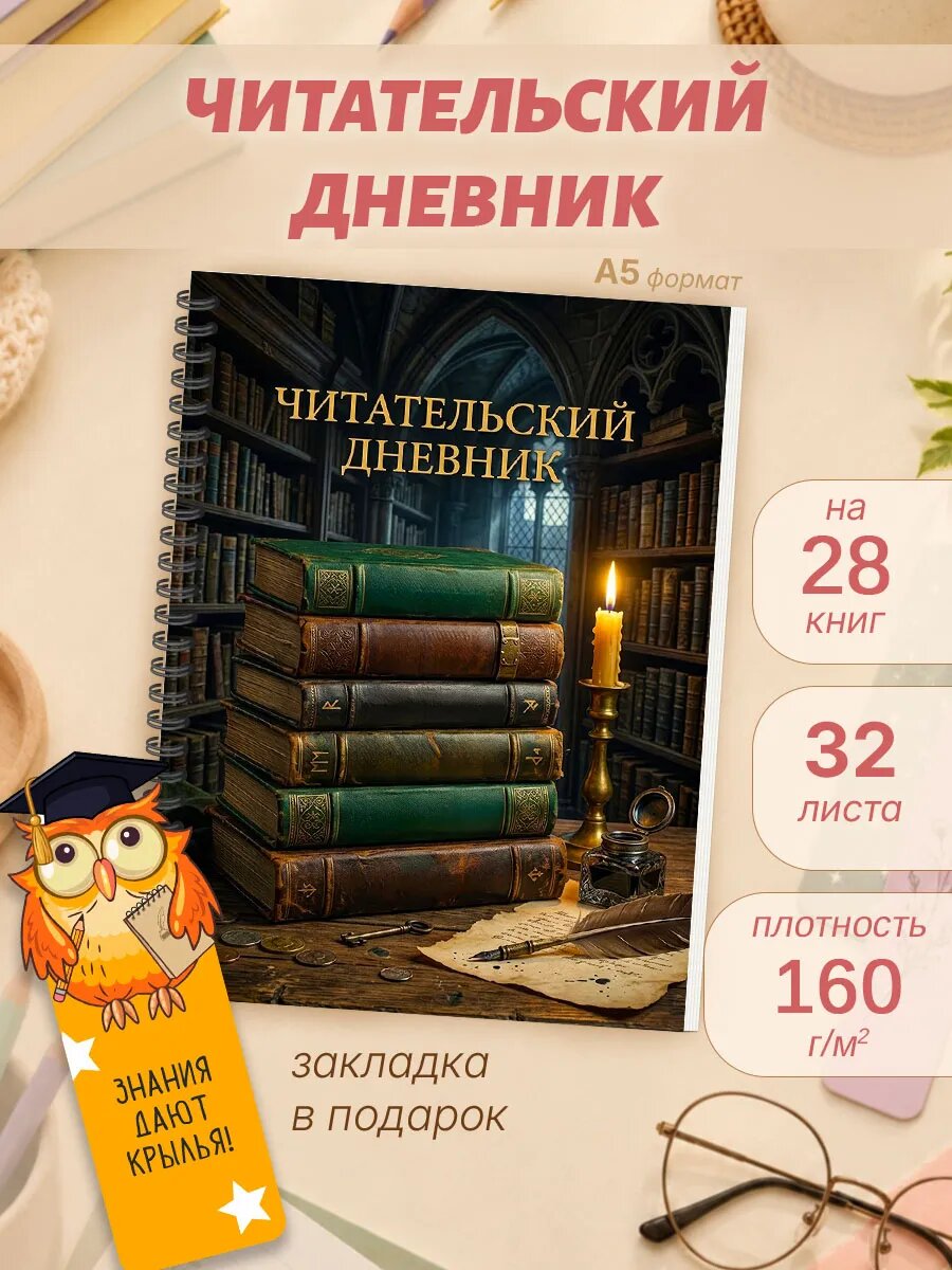 Читательский дневник 1 класс для девочки и мальчика на лето