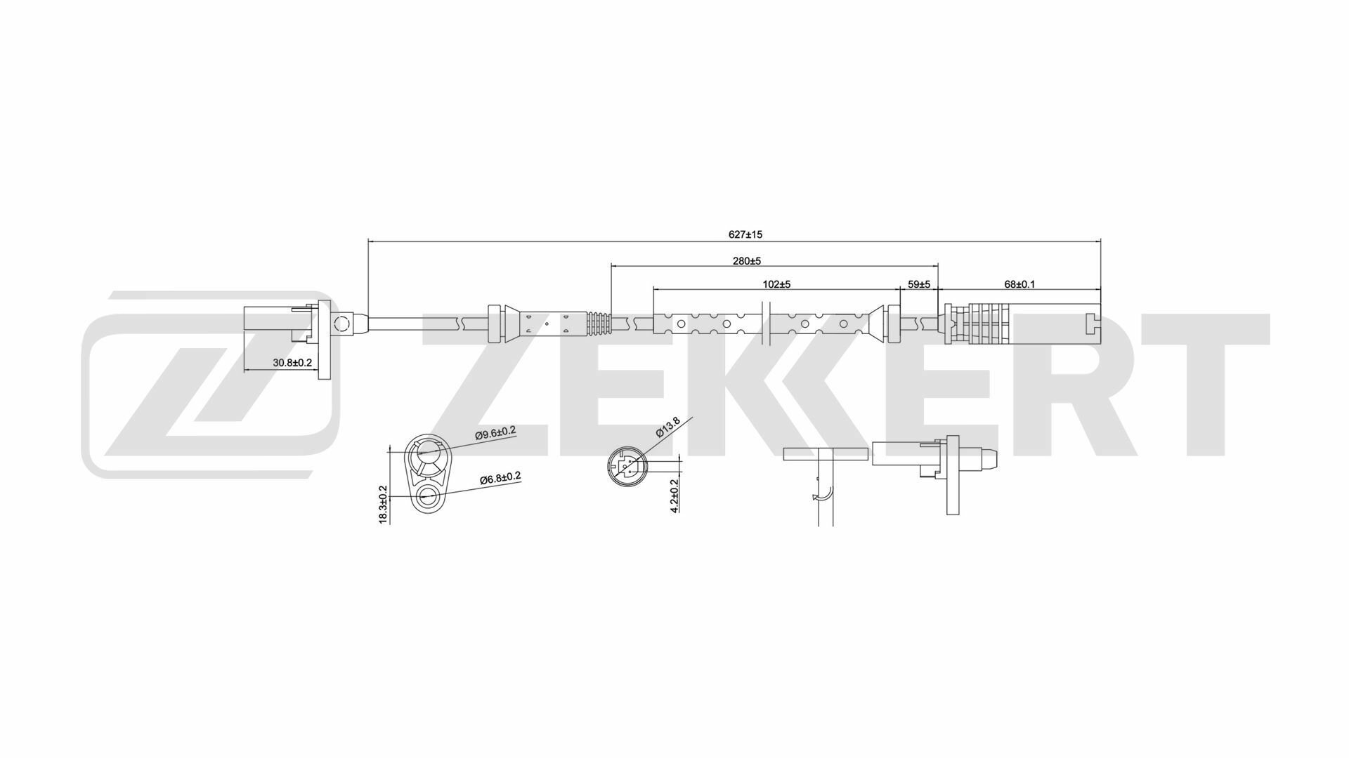 Датчик ABS передн. BMW 3 (E90-92) 07-