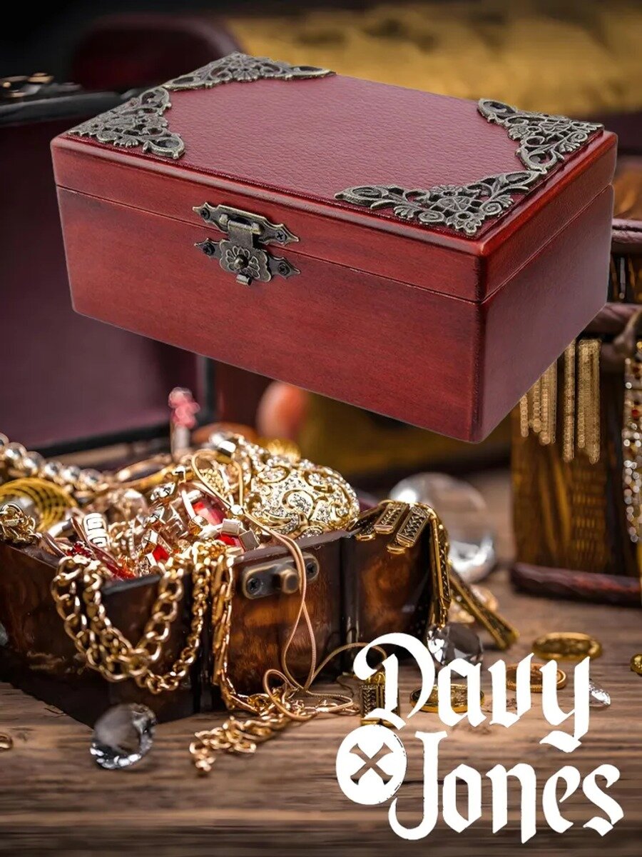 Музыкальная шкатулка Пиратство Карибского моря, Davy Jones, пиратская музыка, подарок друзьям и детям