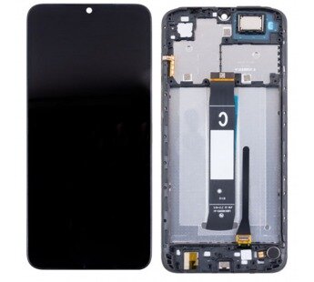 Дисплей для Xiaomi Redmi A2+ (23028RNCAG) модуль с рамкой Черный - OR
