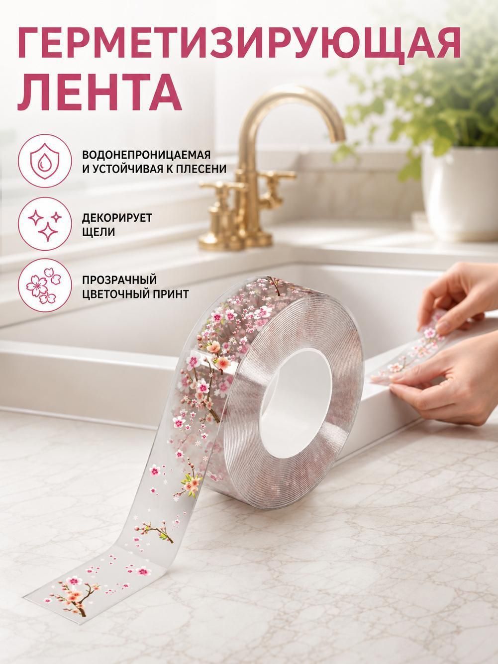 Бордюрная лента 42 мм 3 м, 1 шт