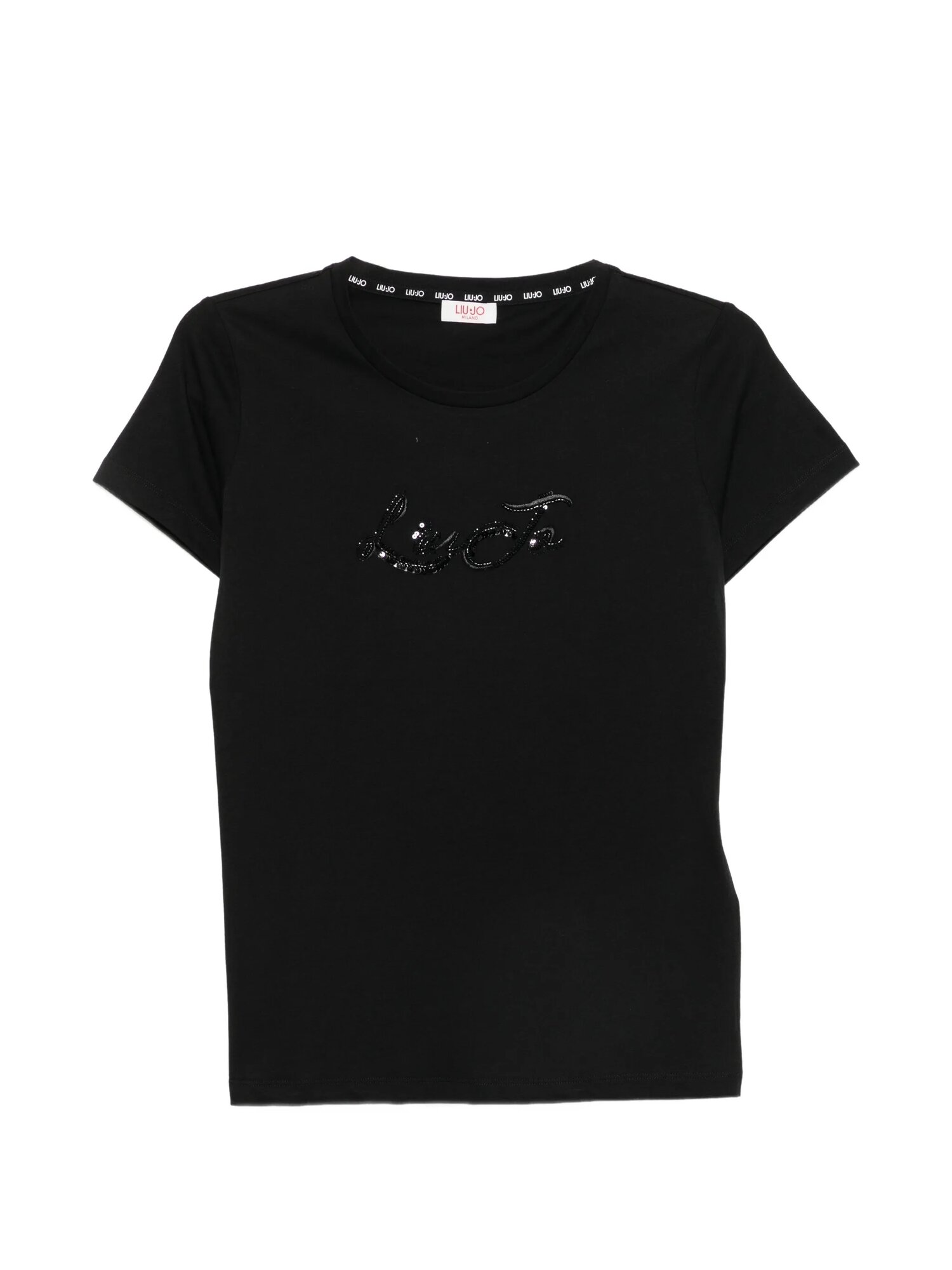 Футболка Sequinned-logo T-shirt