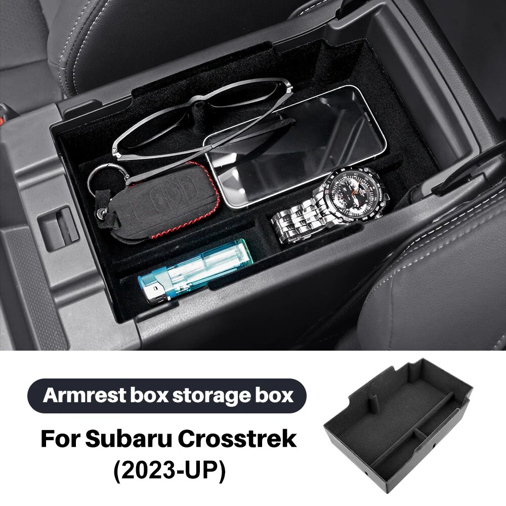 Фотобокс для Subaru Crosstrek Impreza 2024 ABS, бокс для хранения телефона, лоток, органайзер, аксессуары