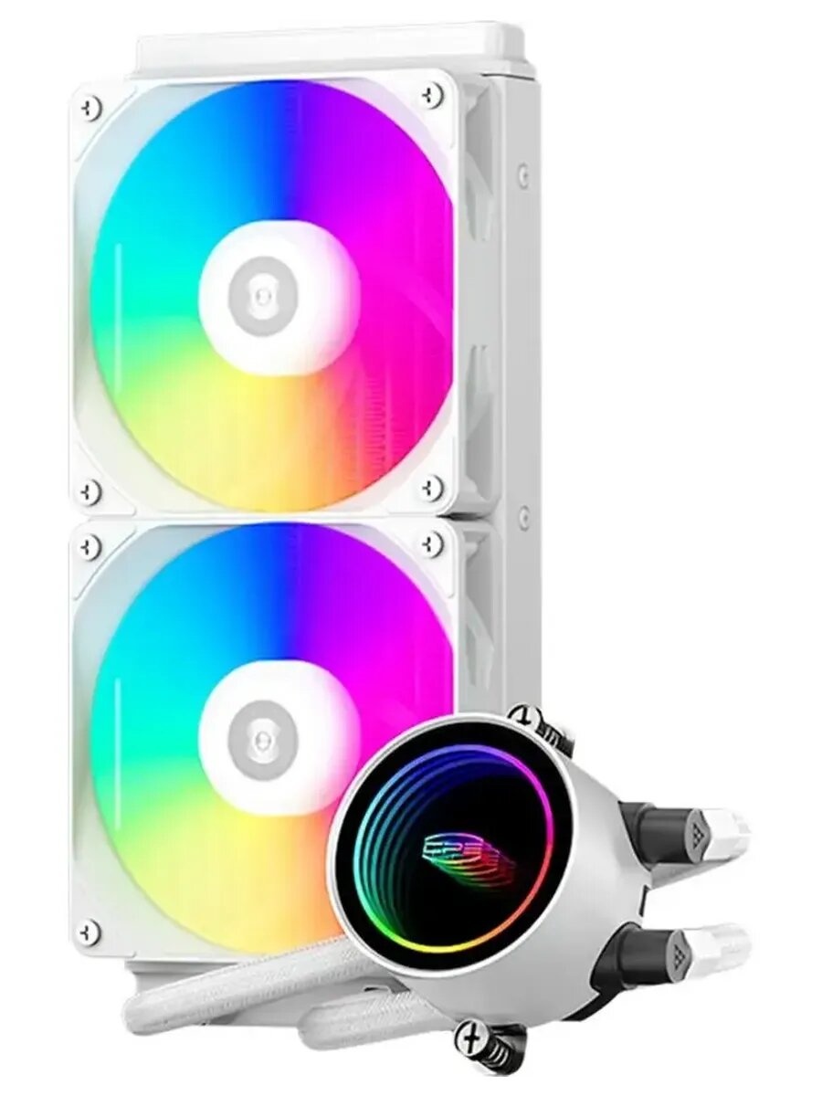 Система водяного охлаждения PCcooler DA240 WH ARGB