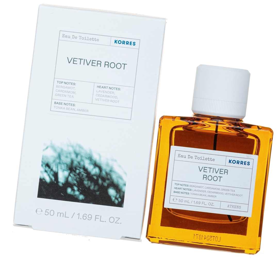 Туалетная вода Korres Vetiver Root 50 мл - для мужчин и женщин / Коррес Корень Ветивера