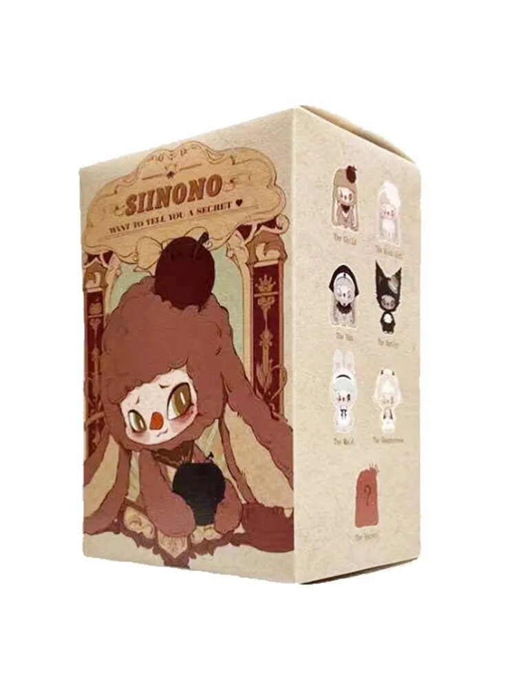 Коллекционная фигурка SiiNONO от Miniso Letsvan, сюрприз бокс 6+1м