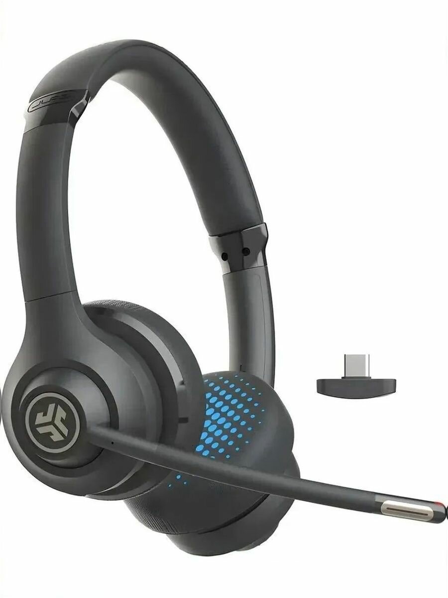 Jlab GO Work Wireless Headset Black беспроводная гарнитура, Version 2, Link USB-С ( HBGOWORKRBLK4 )