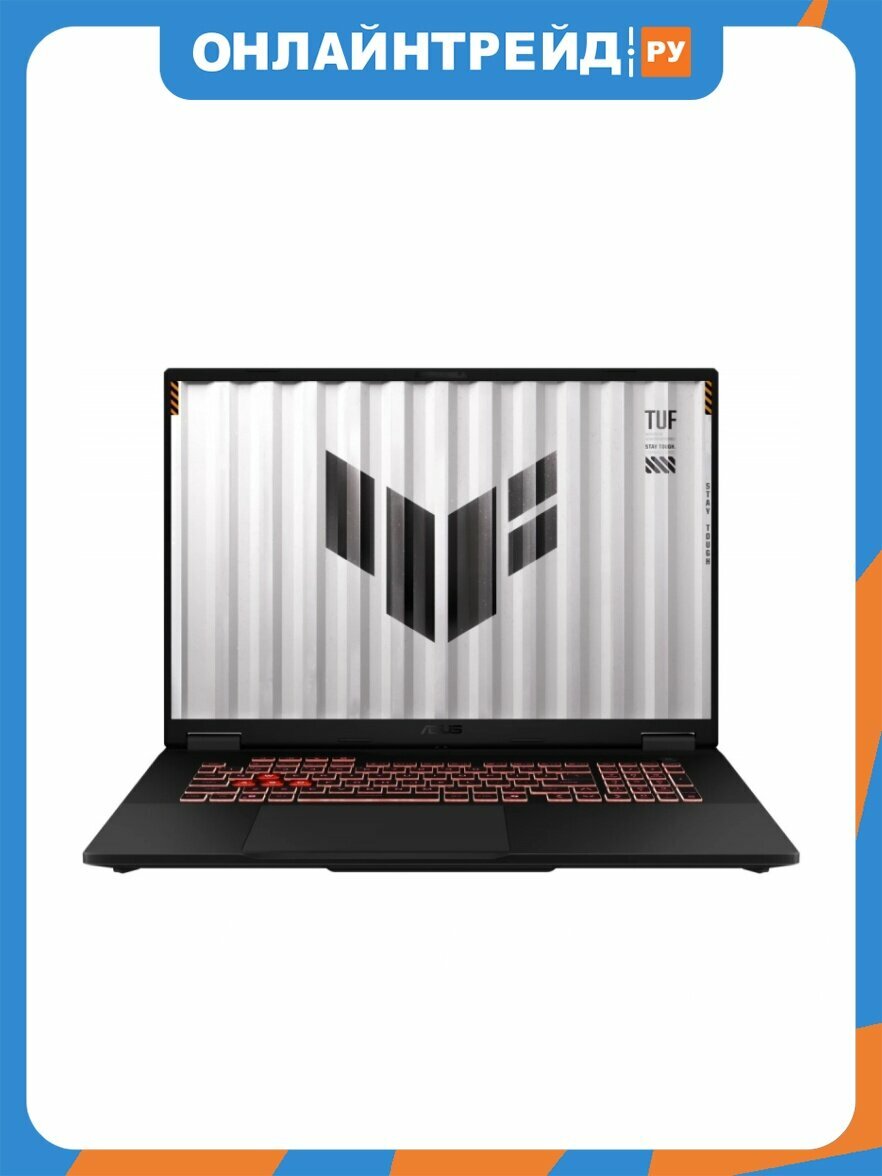 Игровой ноутбук Asus TUF Gaming A18 FA808UP-S8030 18" WUXGA IPS 144Hz 300nits Ryzen 7 260(3.8ГГц), 32Гб DDR5, SSD 1Тб, RTX 5070 8Гб, без ОС, Jaeger Gray (90NR0NL1-M0