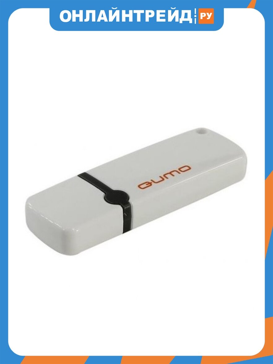 Флешка Qumo 16Gb Optiva 02 White USB 2.0 (QM16GUD-OP2-white)