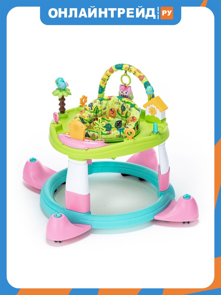 Ходунки Nuovita Gioco Verde rosa/Зелено-розовый
