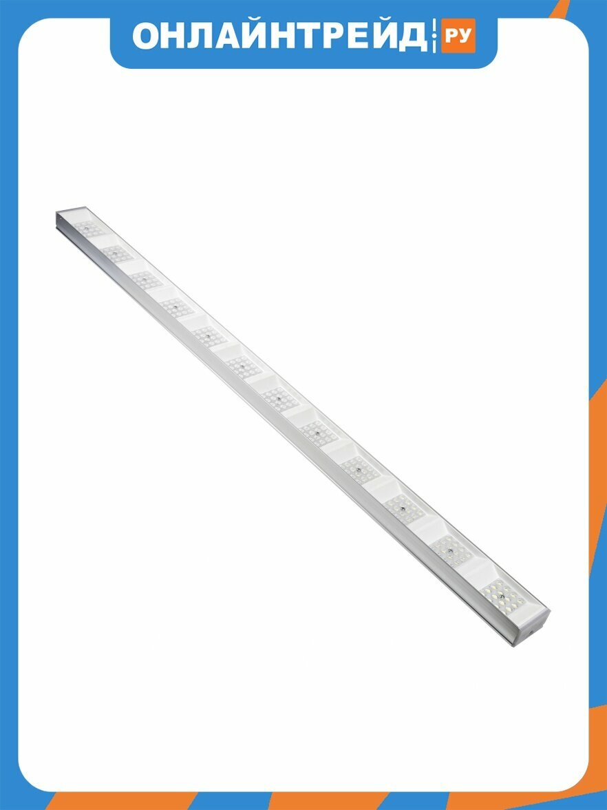 Светильник светодиодный накладной Uniel ULO-EL120B-100W/4000K/K SILVER LINKABLE