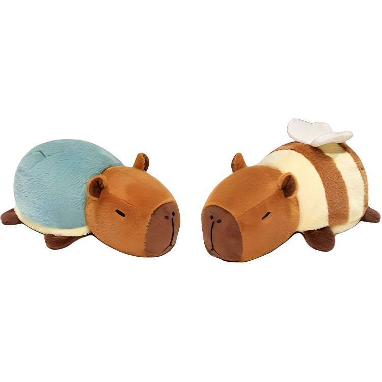 Игрушка плюшевая унисекс XIONGJUN, двусторонний переворот трансформируемая, Bee Piggy-Turtle Piggy, 25CM EU
